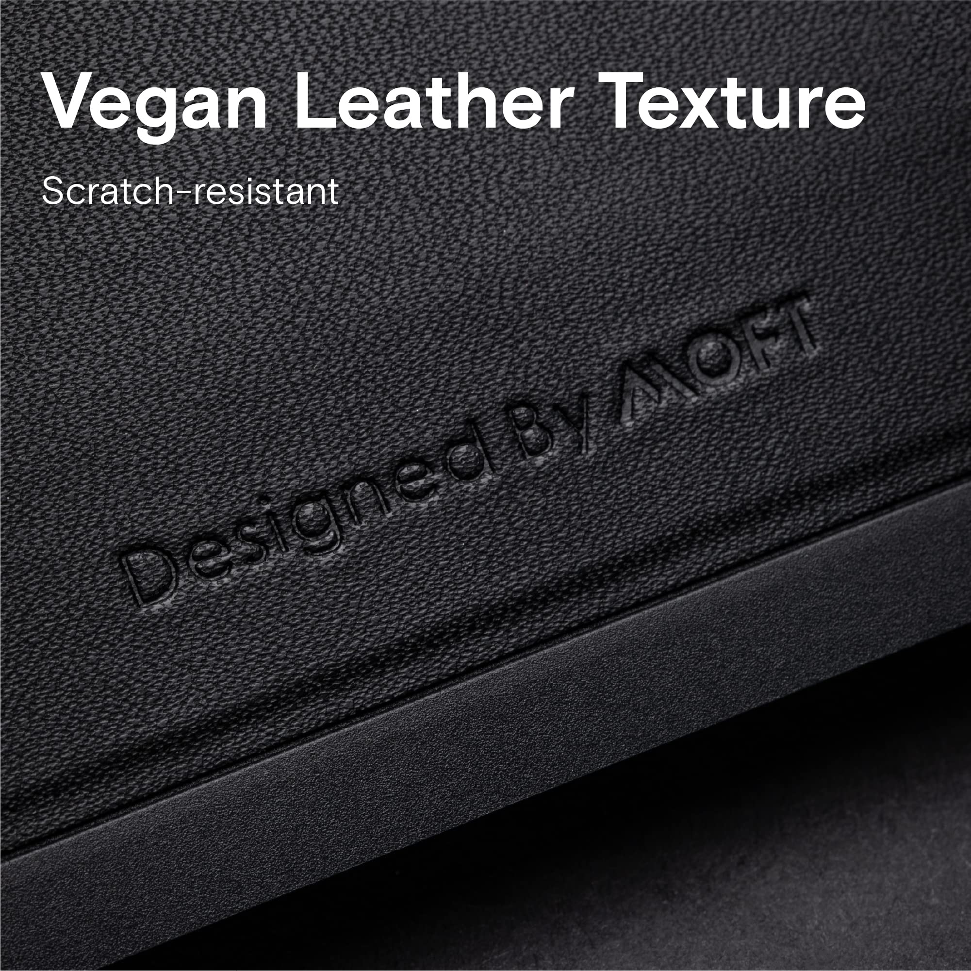 MOFT Magnetic Snap iPad Case & Stand for iPad Pro 12.9" 6 th 5th Gen, Multiple Sturdy Angles, Scratch-Resistant Vegan Leather Back