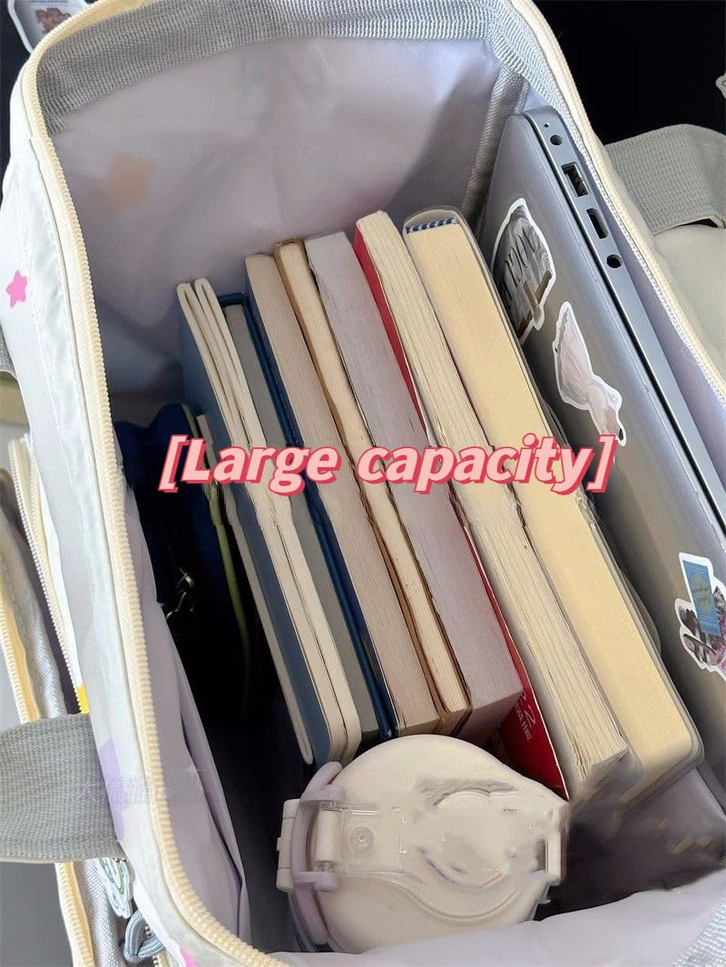 irLocy Star Backpack Y2K Backpack Cute Preppy Backpack Aesthetic Backpack Y2K Accessories (purple)