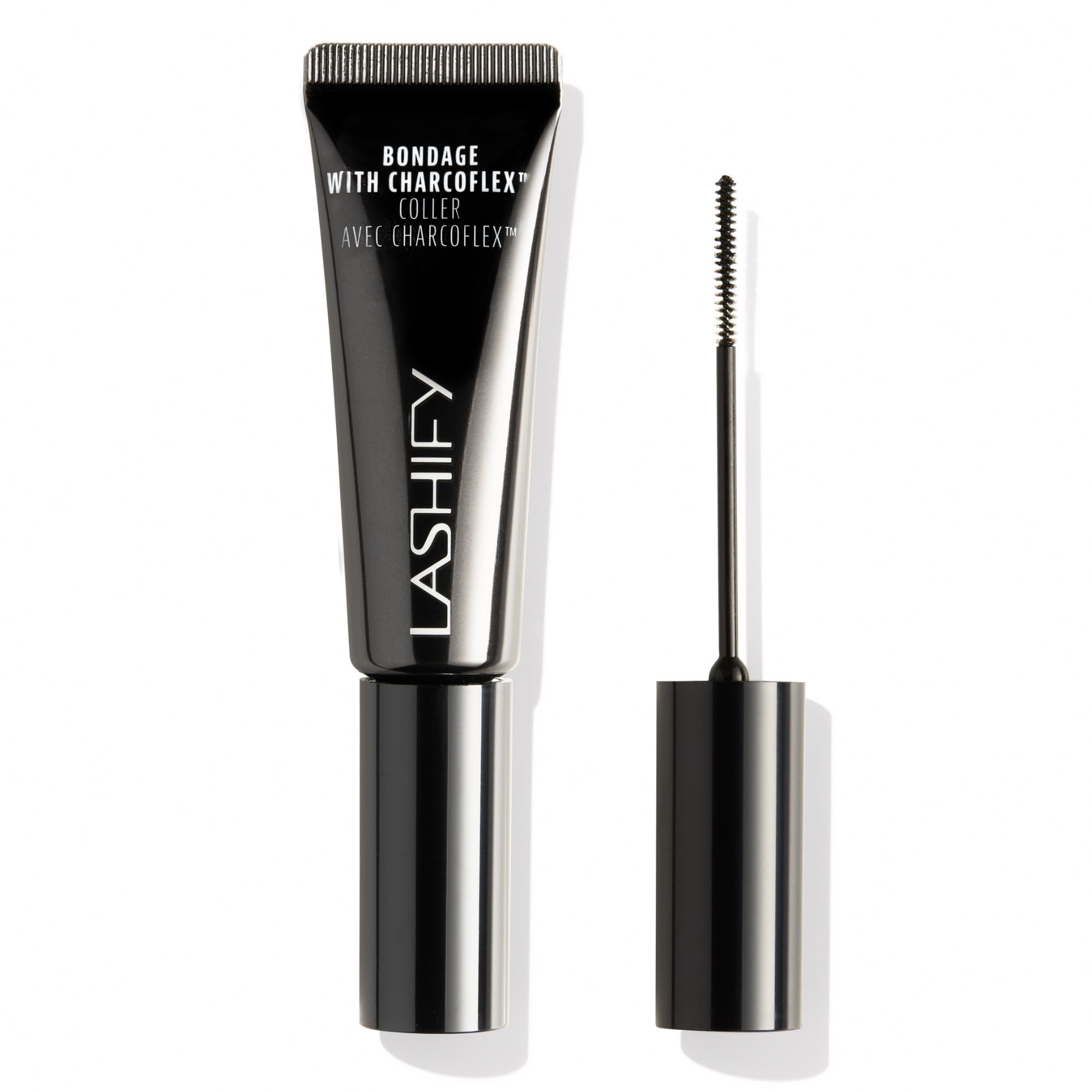 Lashify Bondage Extra Strength Bond with Charcoflex Eyelash Glue for False Lashes and DIY Lash Extensions in Sleek Black