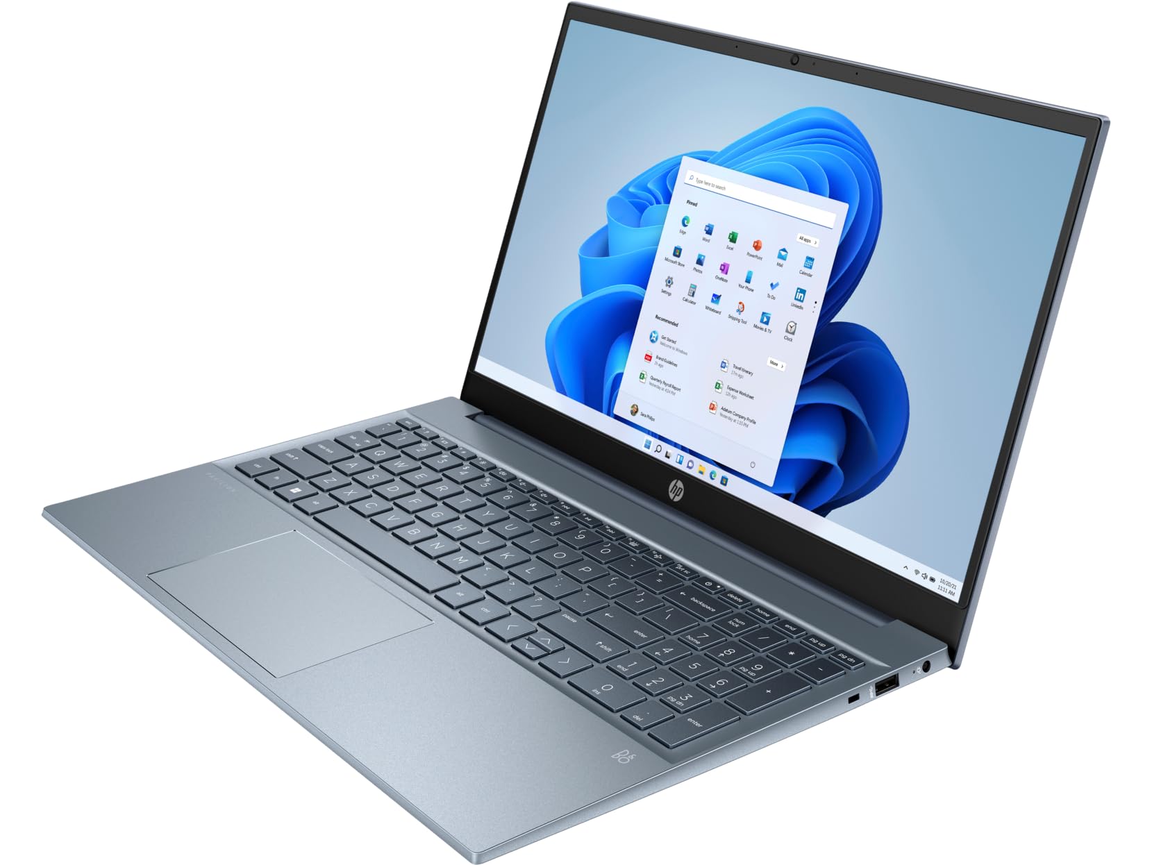HP Pavilion 15 Laptop 2022 New, 15.6" FHD IPS Touchscreen, Intel i7-1165G7 4-Core, Iris Xe Graphics, 8GB DDR4, 512GB SSD, Backlit Keyboard, Fingerprint Reader, Wi-Fi 6, Win10 Home, COU 32GB USB