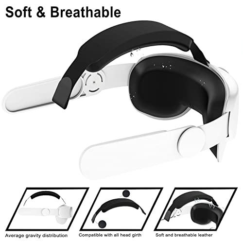 LeeCAE Adjustable Head Strap Compatible with Quest 2 VR Headset Strap Replacement Support & Gaming Immersion Headband