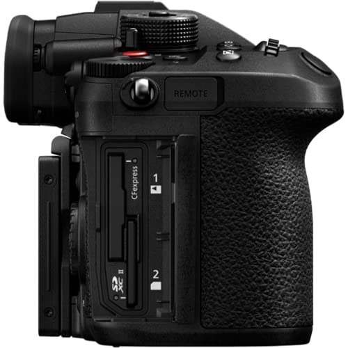 Panasonic LUMIX GH6 Mirrorless Micro Four Thirds Camera Body 25.2MP 4K 120p DC-GH6BODY Bundle with Deco Gear Photography Bag with Accessories + Extra Battery + Photo Video Software Kit