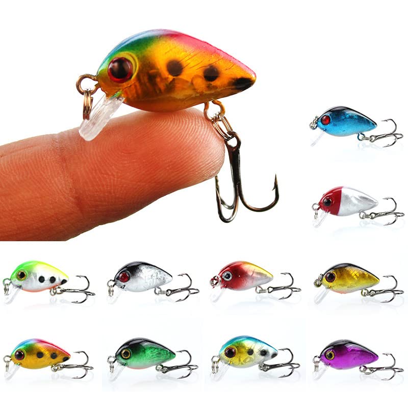 Madi Kay Designs Fishing Gear 迷你型米诺 3cm 1.5g 10色微物摇滚小胖饵L