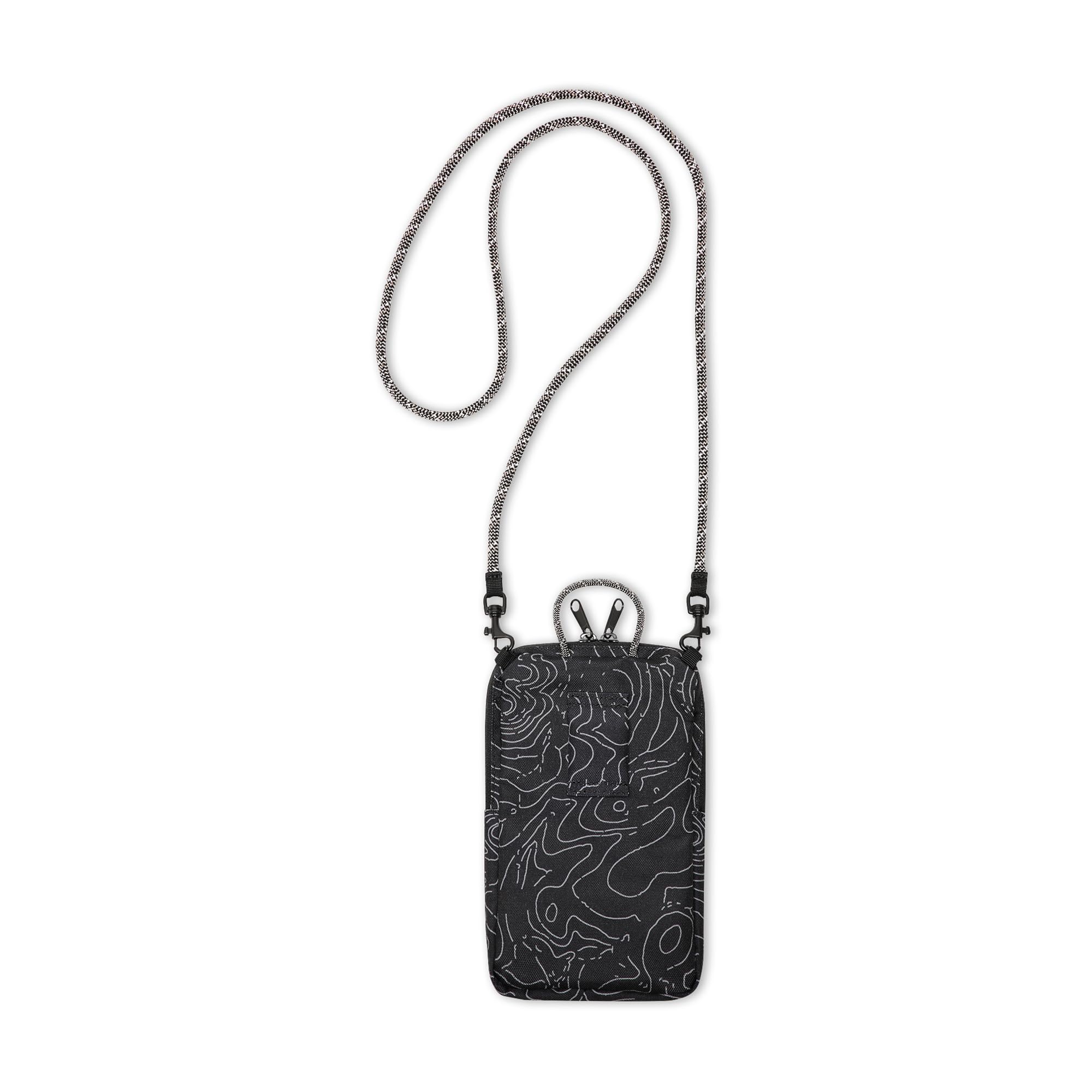 KAVU Essential Case Zip Crossbody Wallet with Rope Strap-Coastline Blanket