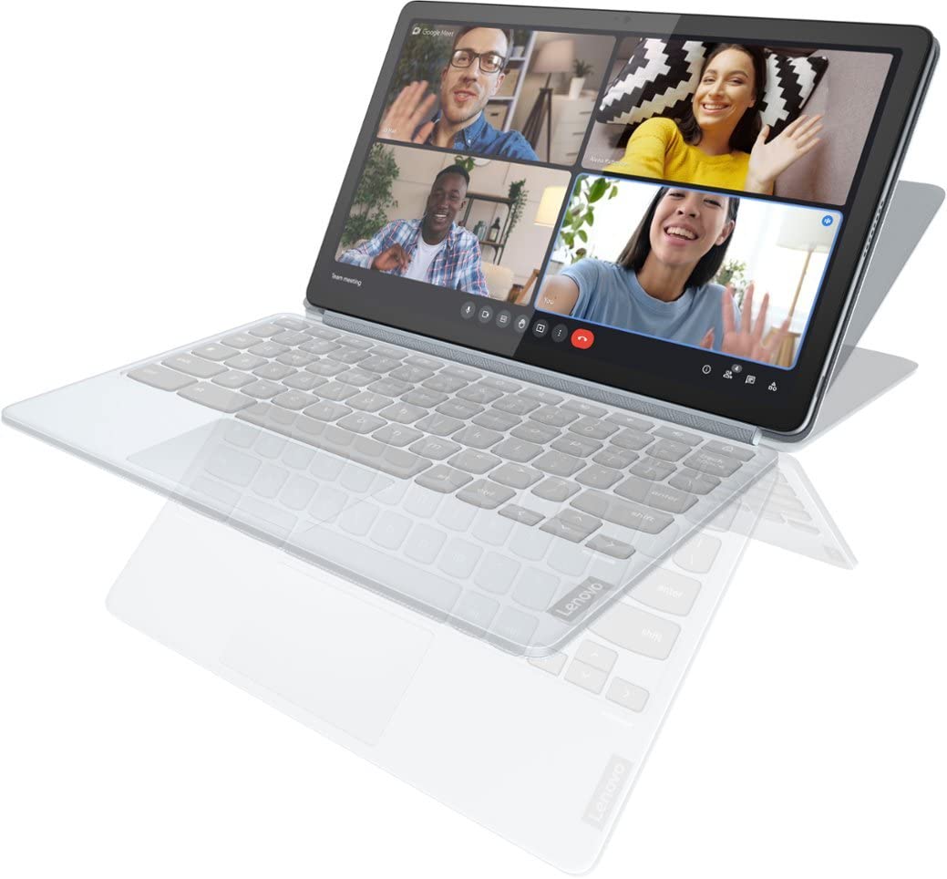 Lenovo - IdeaPad Duet 3 Chromebook - 11.0" (2000x1200) Touch 2-in-1 Tablet - Snapdragon 7cG2-4G RAM - 128G eMMC - with Keyboard - Misty Blue