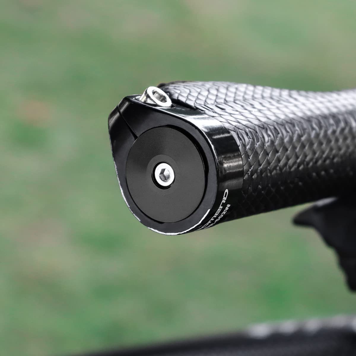 MUQZI Bar End Plugs Handlebar End Caps Road Mountain Bike Handlebar Plugs for Most Bicycle, Black M