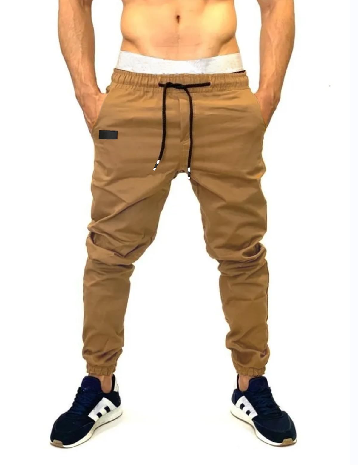 Metunpo Men's Jogging Pants Hiking Sweat Pants Fitness Drawstring Casual Sweat Pants (as1, Alpha, m, Regular, Regular, Army Green)