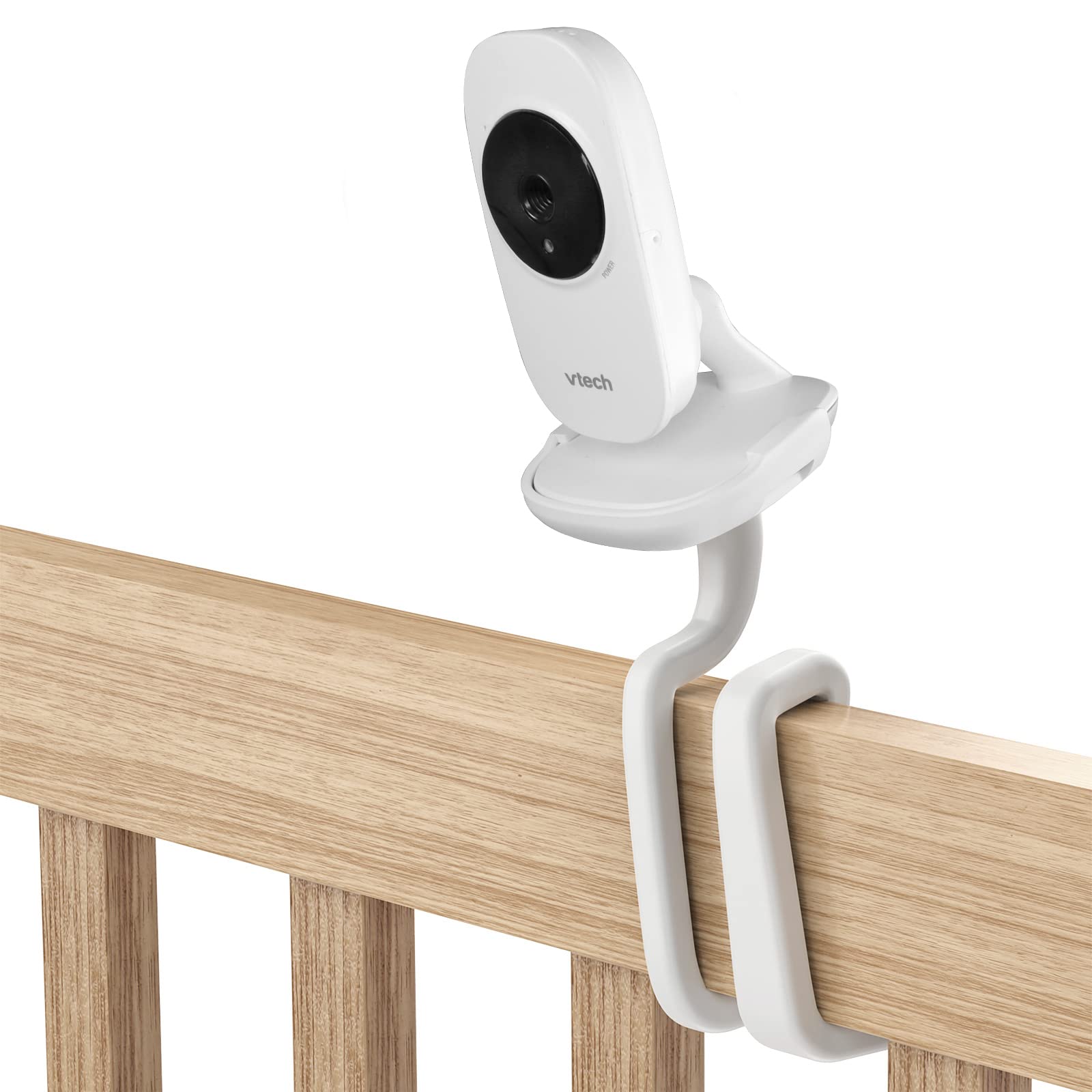 OkeMeeo Baby Monitor Mount, Crib Mount for VTech VM819 Video Baby Monitor/VTech VM3252(Strip Shape Bracket)