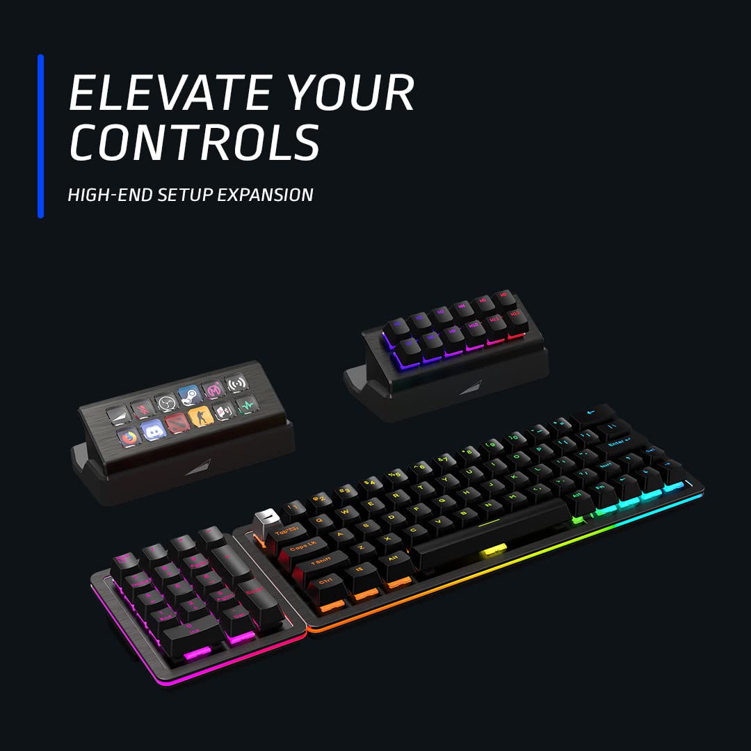 MOUNTAIN MACROPAD - The Streaming and Content Creation Controller with 12 Customizable Mechanical Keys