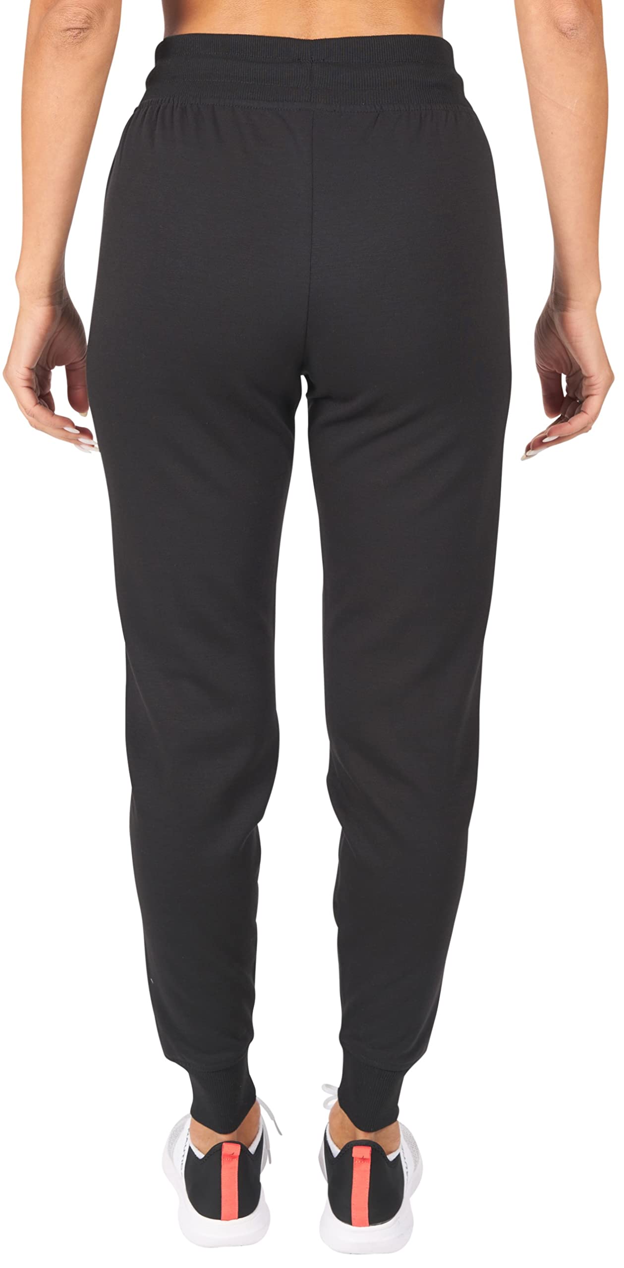 Nautica Competition Women's Joggers, Athletic Active Basic Essential Running Ultra Soft Fleece Relax Fit Lounge Sweatpants