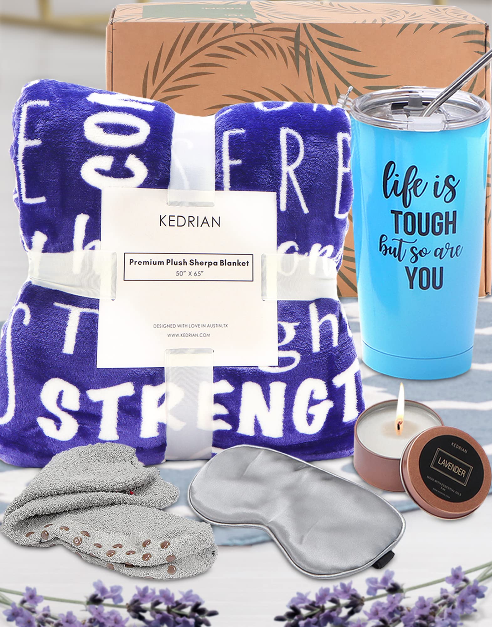 KEDRIAN Care Package, Get Well Gifts for Women & Men, Get Well Soon Gifts for Women, Sympathy Gift Baskets, Get Well Care Package for Women, Get Well Soon Gift Basket, Care Package for Sick Friend