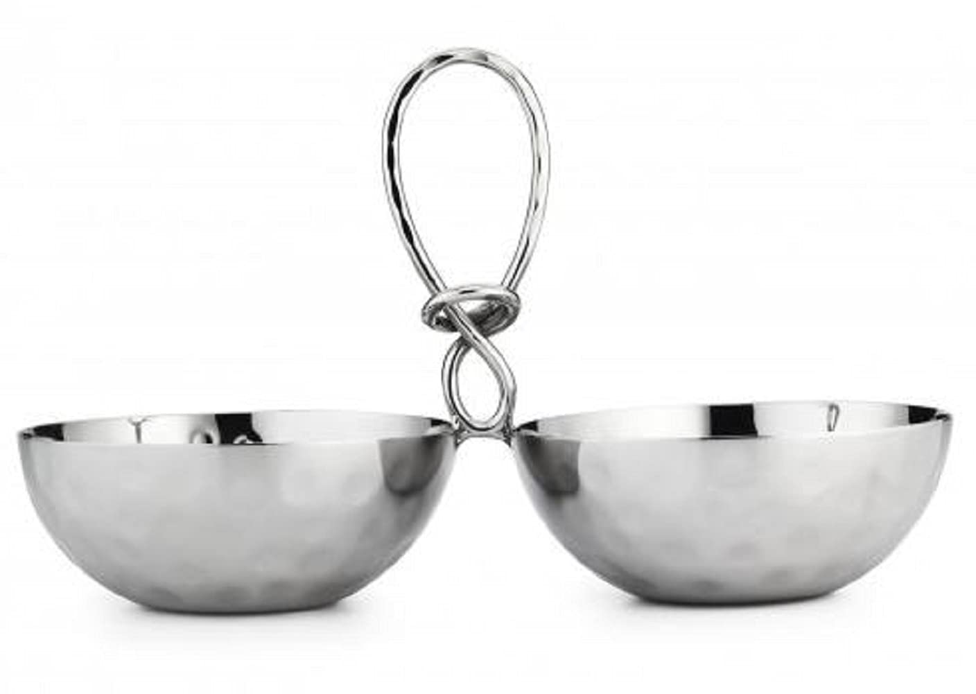 Mary Jurek Design Opus 2 Bowl Set with Double Loop, 8.5-Inch, Stainless Steel