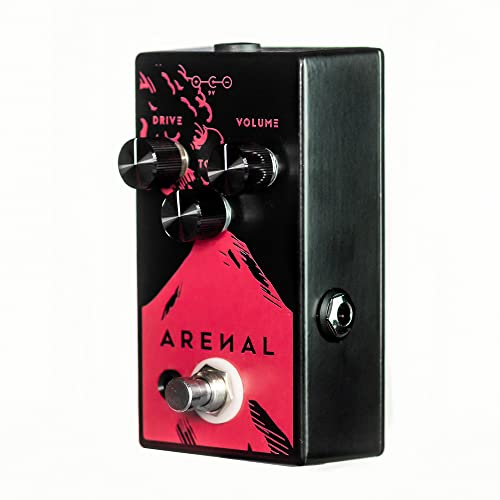Little Endian Engineering - Arenal Overdrive Guitar Effects Pedal - Hot Pink