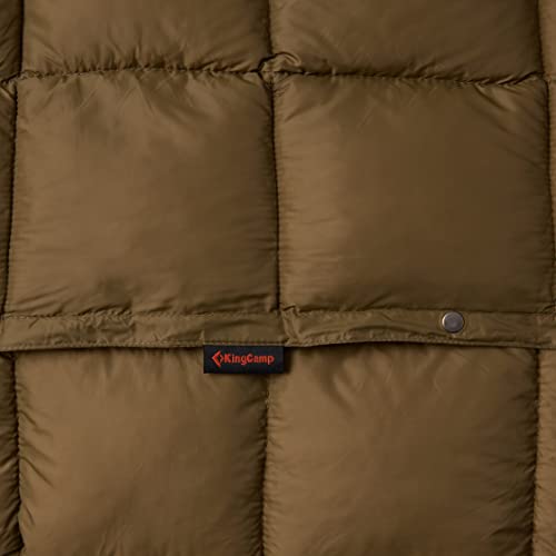 KingCamp Blanket Multipurpose KingLoft 518g Packable Lightweight Down Alternative Waterproof Warm Sleeping Bag