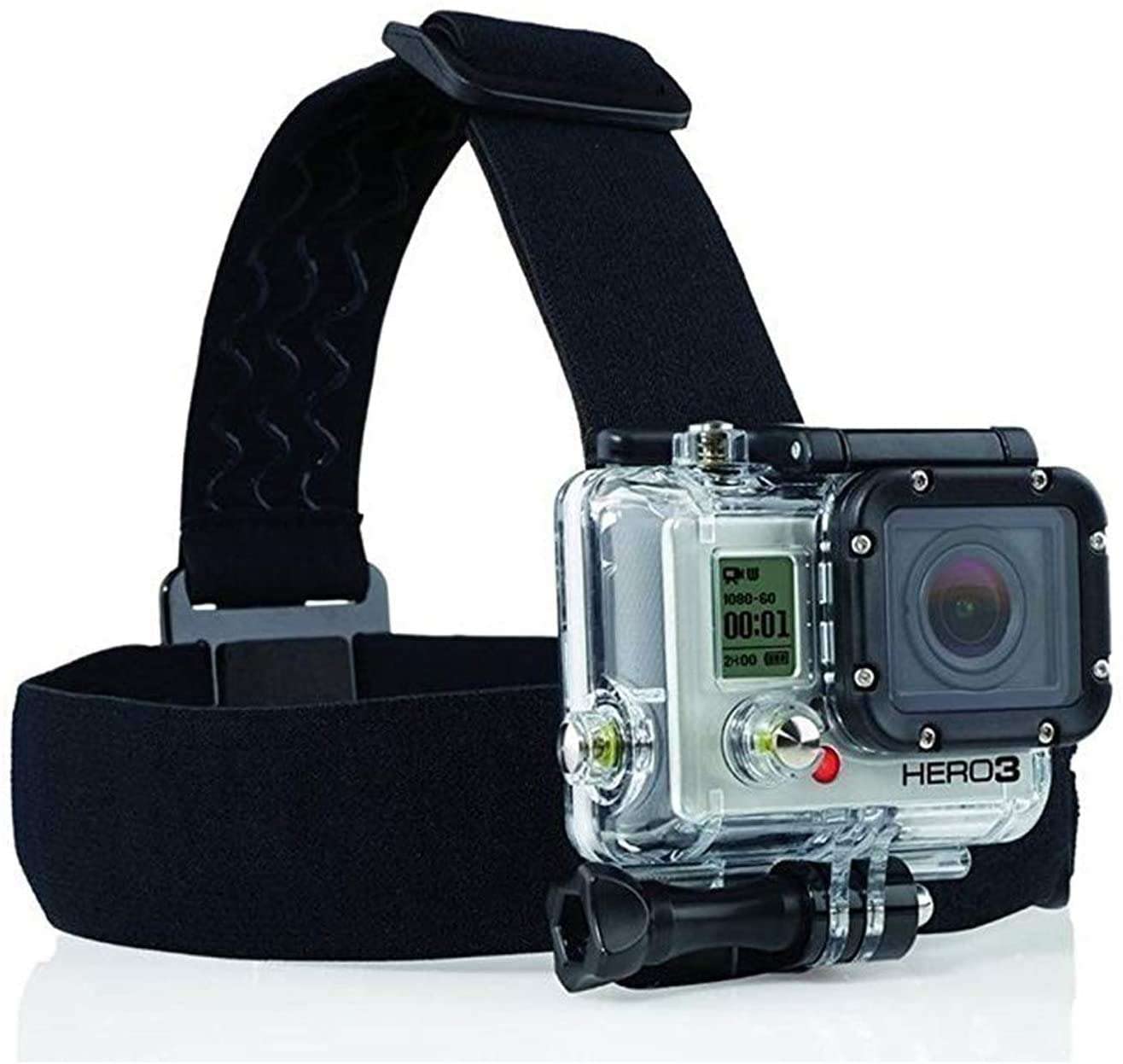 Navitech 8-in-1 Action Camera Accessories Combo Kit - Compatible with VEHO Muvi KX-2 PRO 4K Wi-Fi Action Camera