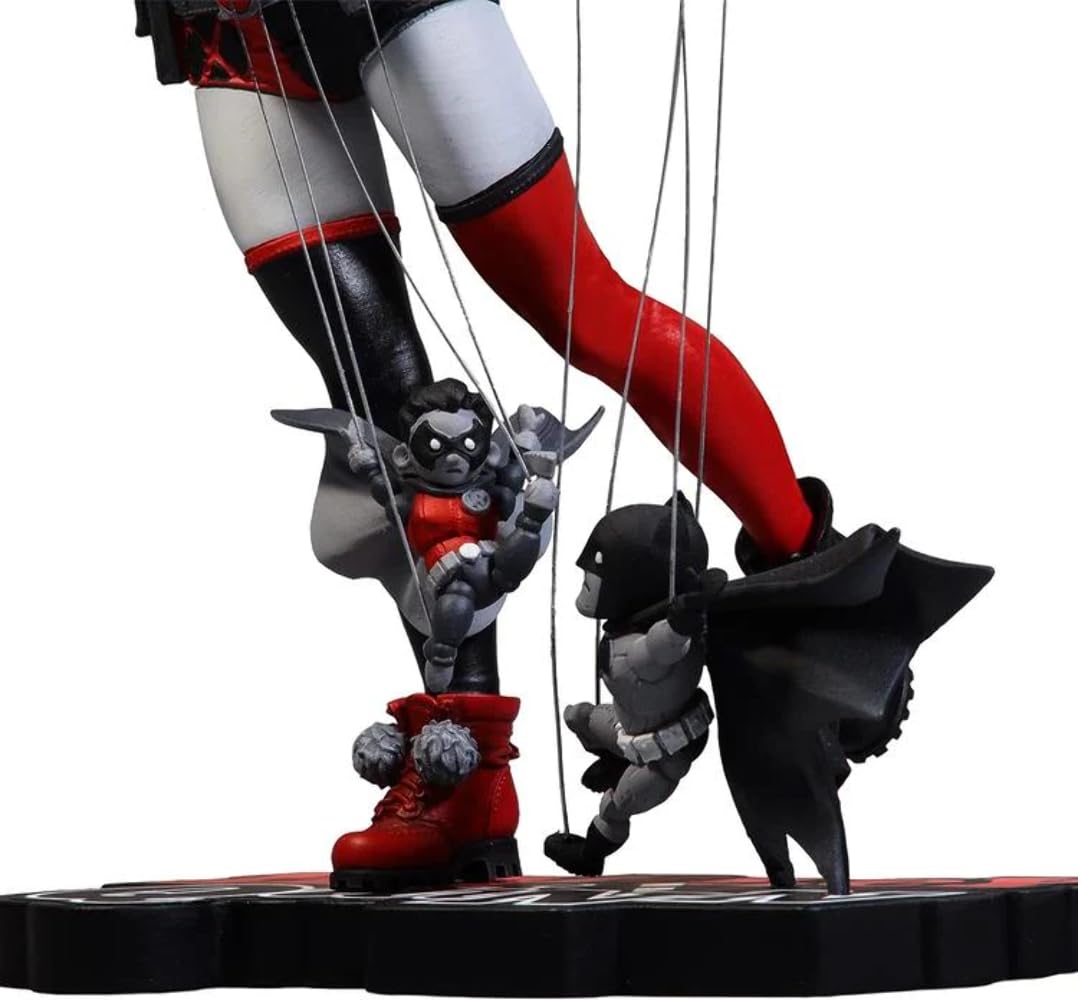 McFarlane Toys - DC Direct - Harley Quinn by Emanuela Lupacchino (Harley Quinn Red, White & Black) 1:10 Statue