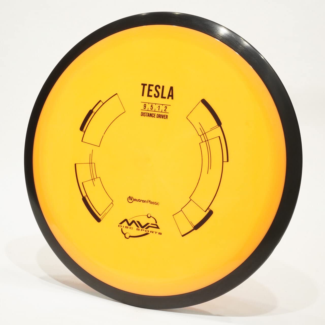 MVP Tesla (Neutron) Driver Golf Disc, Pick Color/Weight [Stamp & Exact Color May Vary] Orange 159 Grams or Less