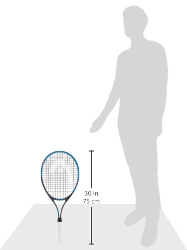 HEAD Ti. Reward Tennis Racket - Pre-Strung Head Light Balance 27 Inch Racquet - 4 3/8 In Grip, Blue/Black