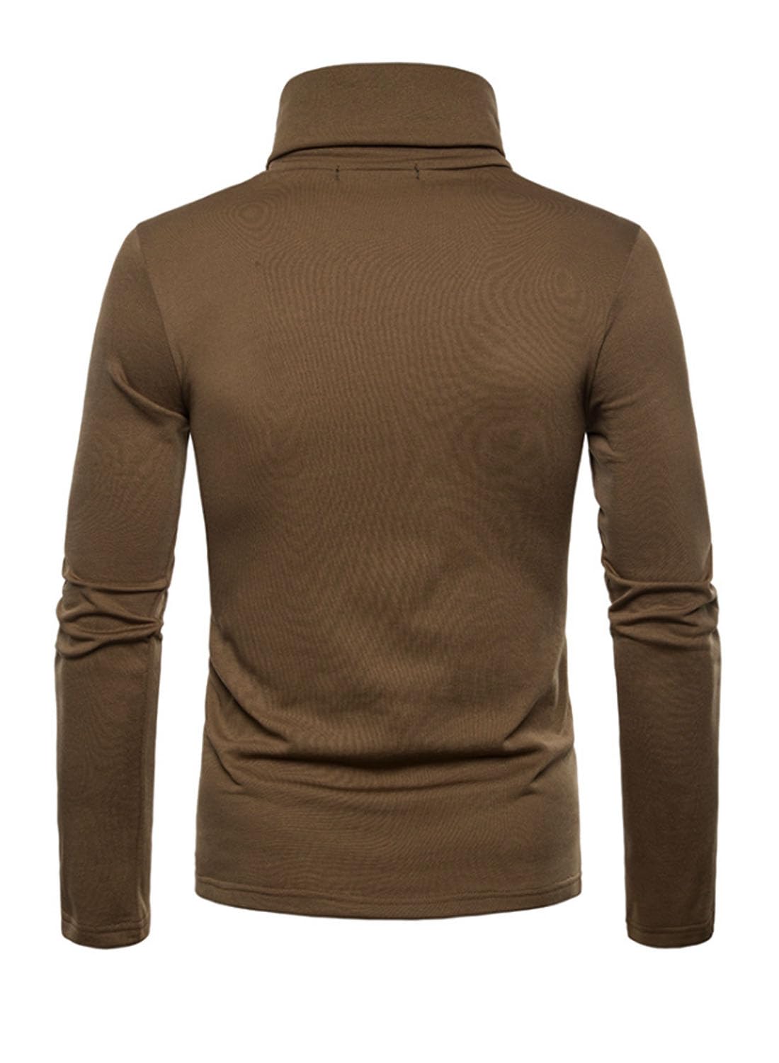 MAQUIDE Men's Casual Slim Fit Basic Tops Knitted Thermal Turtleneck Pullover Sweater