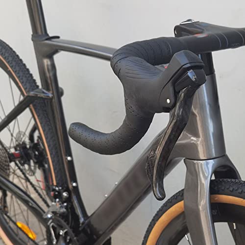 LIANAIzxc Bikes Carbon Fiber Gravel Road Bike 24 Speed Line Pulling Hydraulic Disc Brake Fully Hidden Cable Carbon Frame Cool Design (Color : Gray)