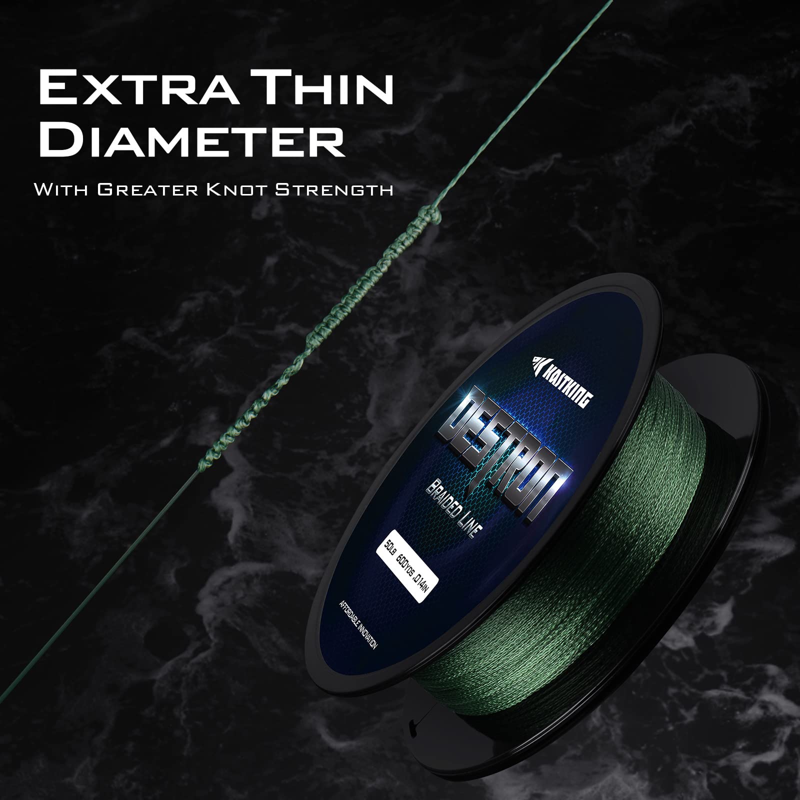 KastKing Extremus Braided Fishing Line,Blue,300Yds,10LB