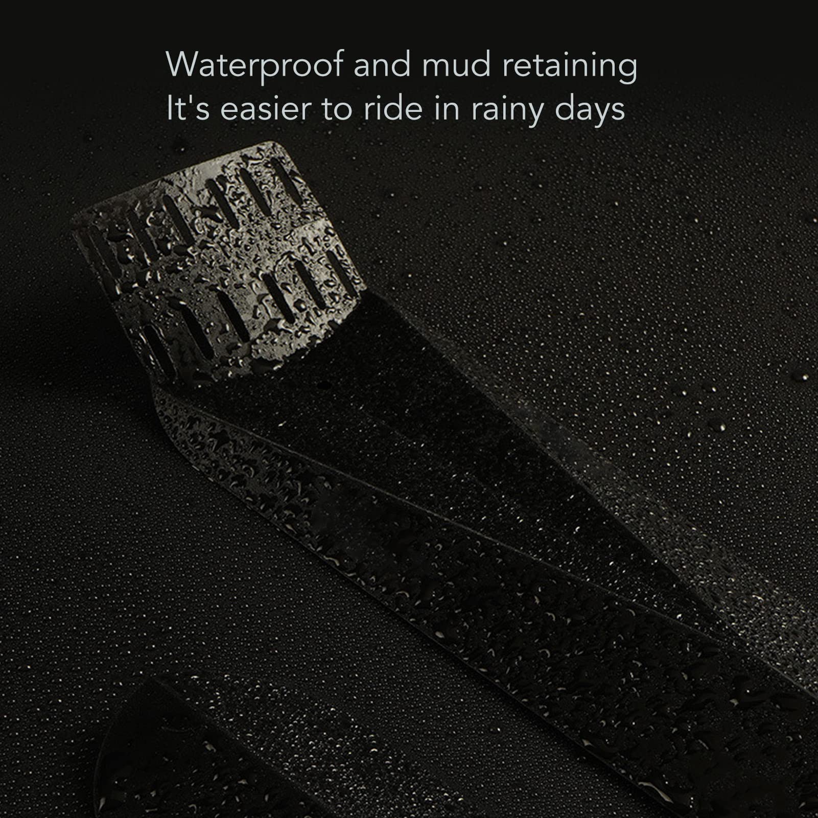 Mountain Bike Bike Fender, Soft Waterproof PP Bicycle Fender Rollable Good Flexibility for Riding