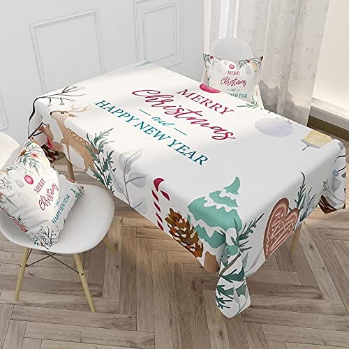 Nordic Style Colorful Dots Tablecloth Dinner Table Cloth Waterproof Rectangular Table Cover for Kitchen Living Room Mantel Mesa A4 140x210cm