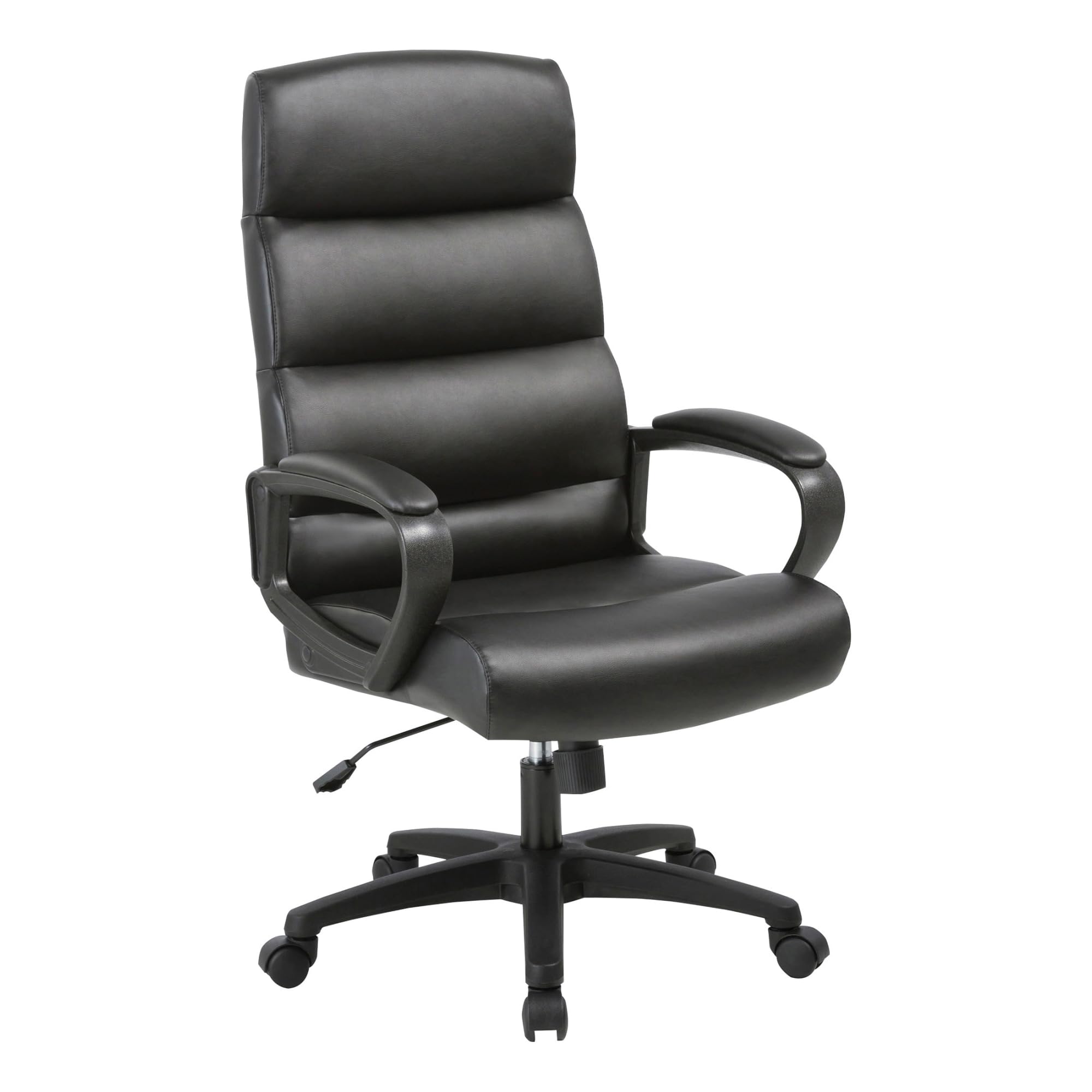 Lorell LLR41843 Soho High-Back Leather Executive Chair