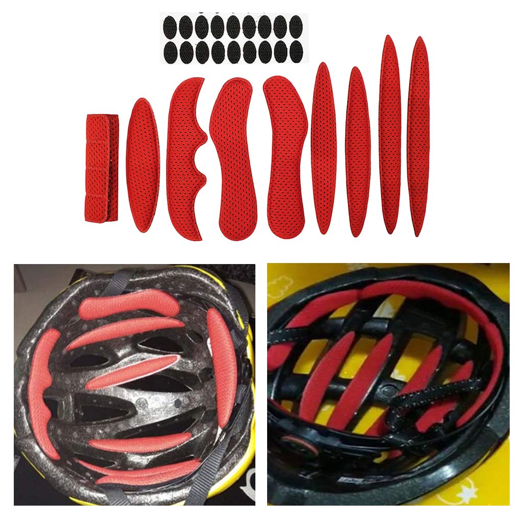 Jili Online Helmet Padding Kit Bicycle Replacement Universal Foam Pads Set for Bike Motorcycle Cycling Helmet - Chin Pad