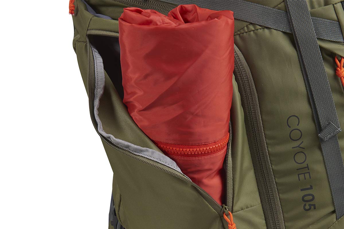 Kelty Coyote 60-105 Liter Internal Frame Backpack - Hiking, Backpacking, Travel, Hydration Compatible, Fully Adjustable (65L / Lyons Blue)