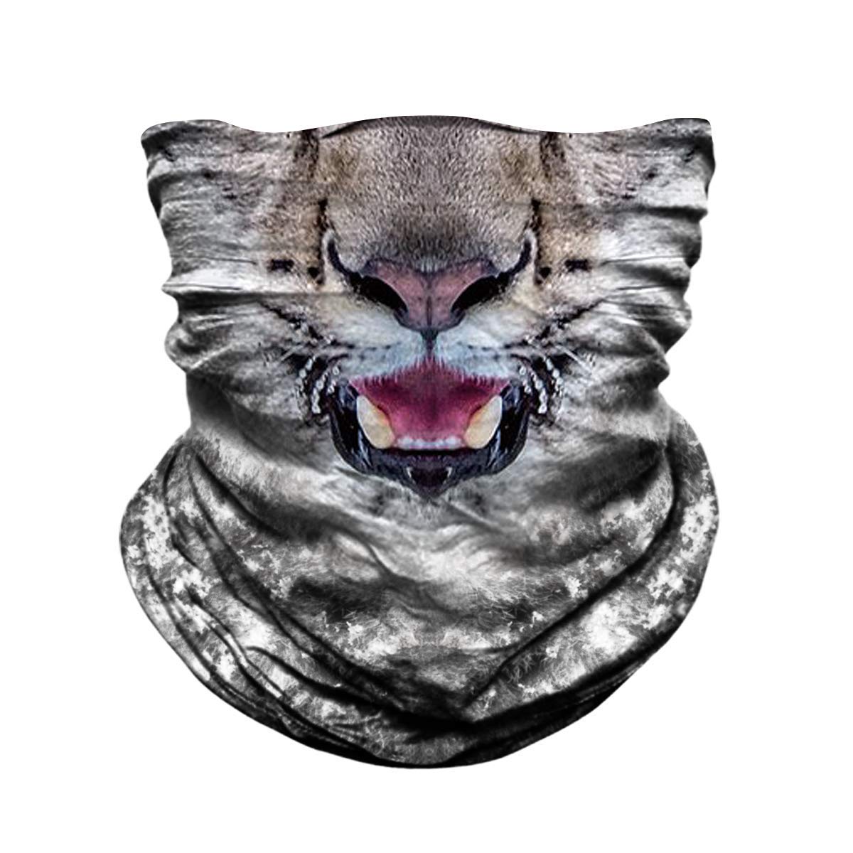JOEYOUNG Seamless Face Mask for Men Women - Fishing Hunting 3D Half Neck Gaiter