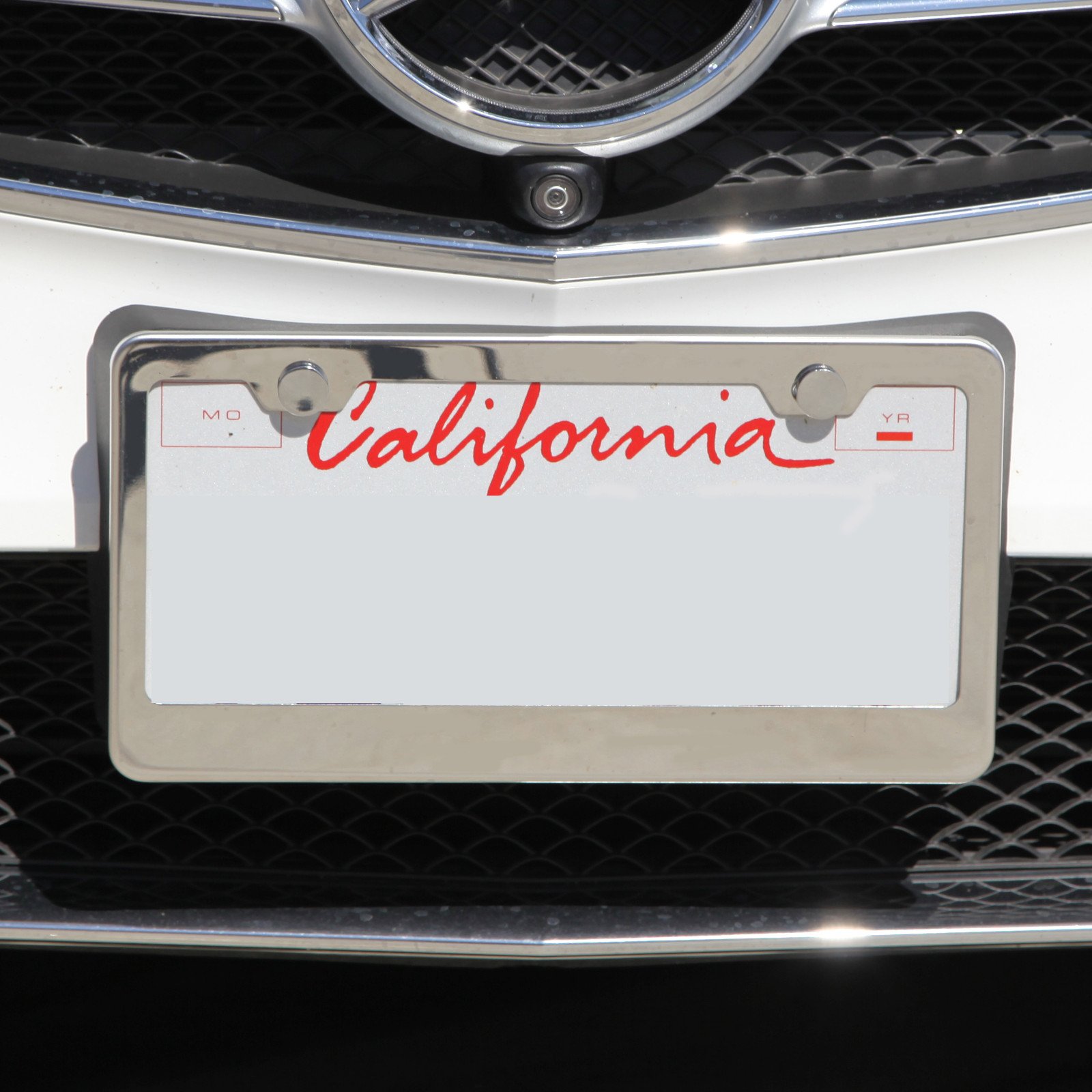 KA LEGEND Datsun Customized Personalized Laser Engraved Etched Black Lettering T304 Stainless Steel License Plate Frame Holder Front Or Rear Bracket with Aluminum Screw Cap