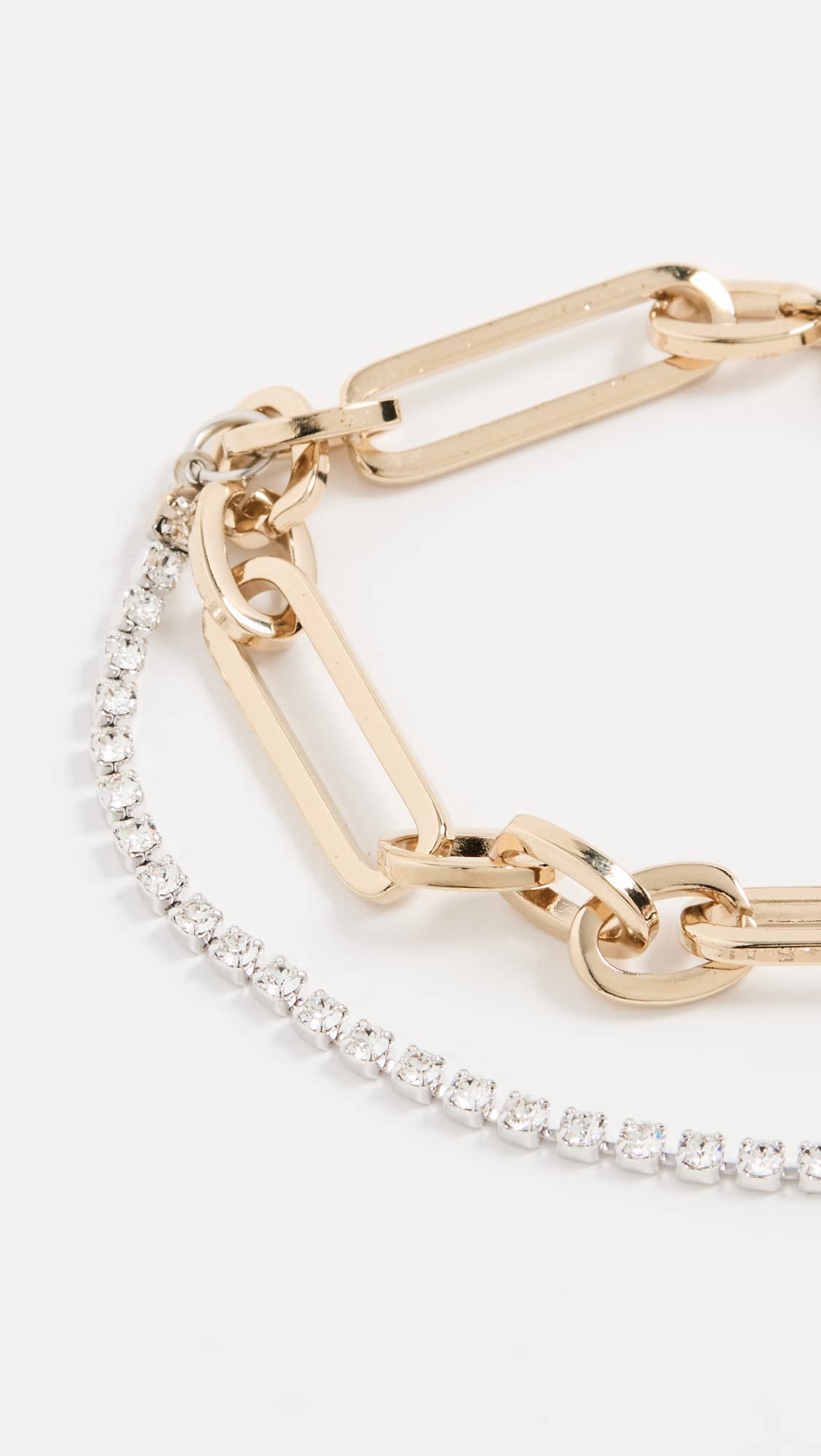 Justine Clenquet Women's Paloma Bracelet, Pale Gold, One Size