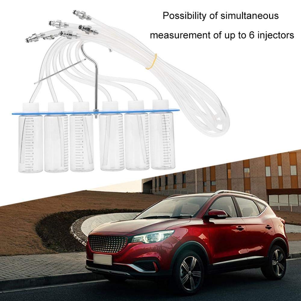 Injector Flow Diagnostic Cylinder Common Rail Adapter Tester Fuel Line Test Tool Kit W/Nozzle Tester Flow Meter Test Tools
