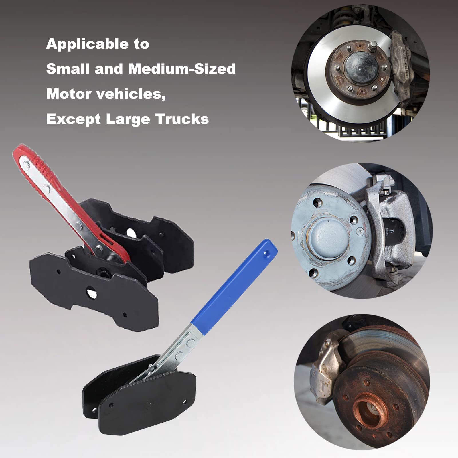 LAJIAOZ Stainless Steel Car Brake Caliper Press Tool,Compressor Brake Wrench Can 360 Degree Ratchet Swing for Car Brake Repair and Replace