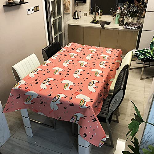 NUER Polyester Printed Table Cloth Cactus Series Home Table Cover Kitchen Tablecloth Living Room Coffee Tablecloths A2 140x210cm