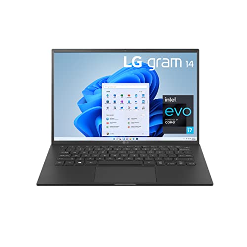 LG Gram 14Z90P Laptop 14" IPS Ultra-Lightweight, (1920 x 1200), Intel Evo 11th gen CORE i7, 32GB RAM, 1TB SSD, Windows 11 Home, 72 Wh Battery, Alexa Built-in, 2X USB-C, HDMI, USB-A β Black
