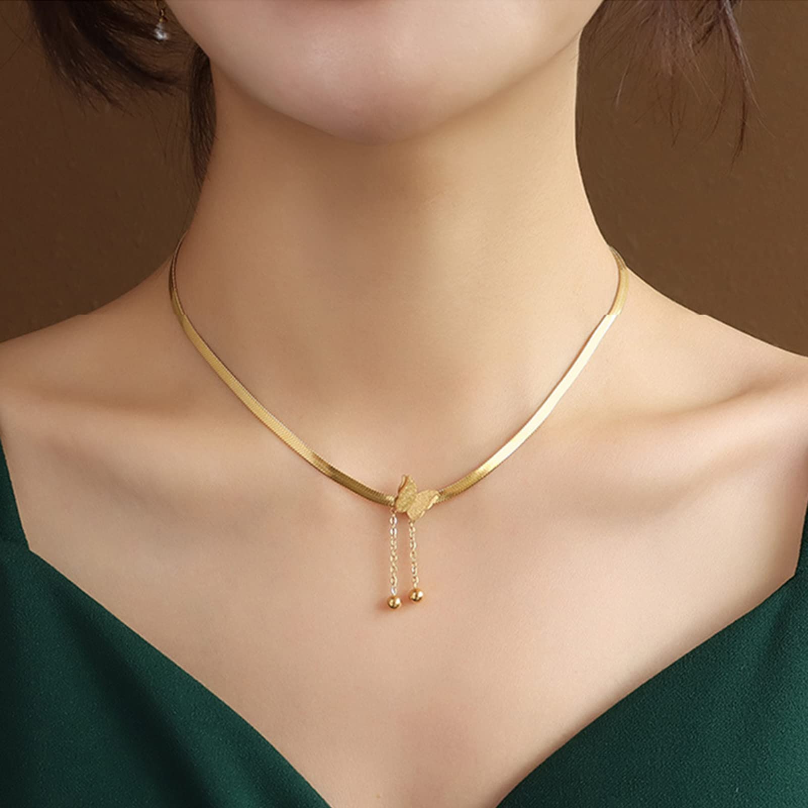 Necklaces for Women,Butterfly Necklace