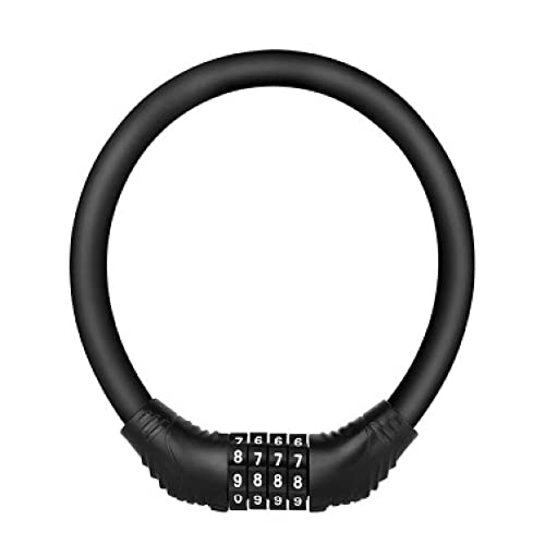 MengK Bike Portable Lock 4 Digit Cable Lock Pocket Size Bicycle Lock Security Lock Bike Anti-Theft Code Lock for Bike Electric Scooter