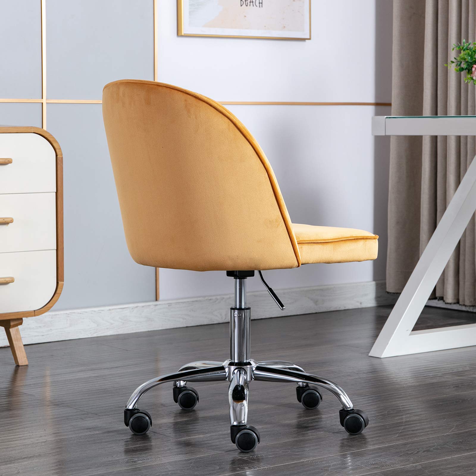 Kmax Task Chair, Desk Chair Armless Design for Small Home and Office, Dark Teal