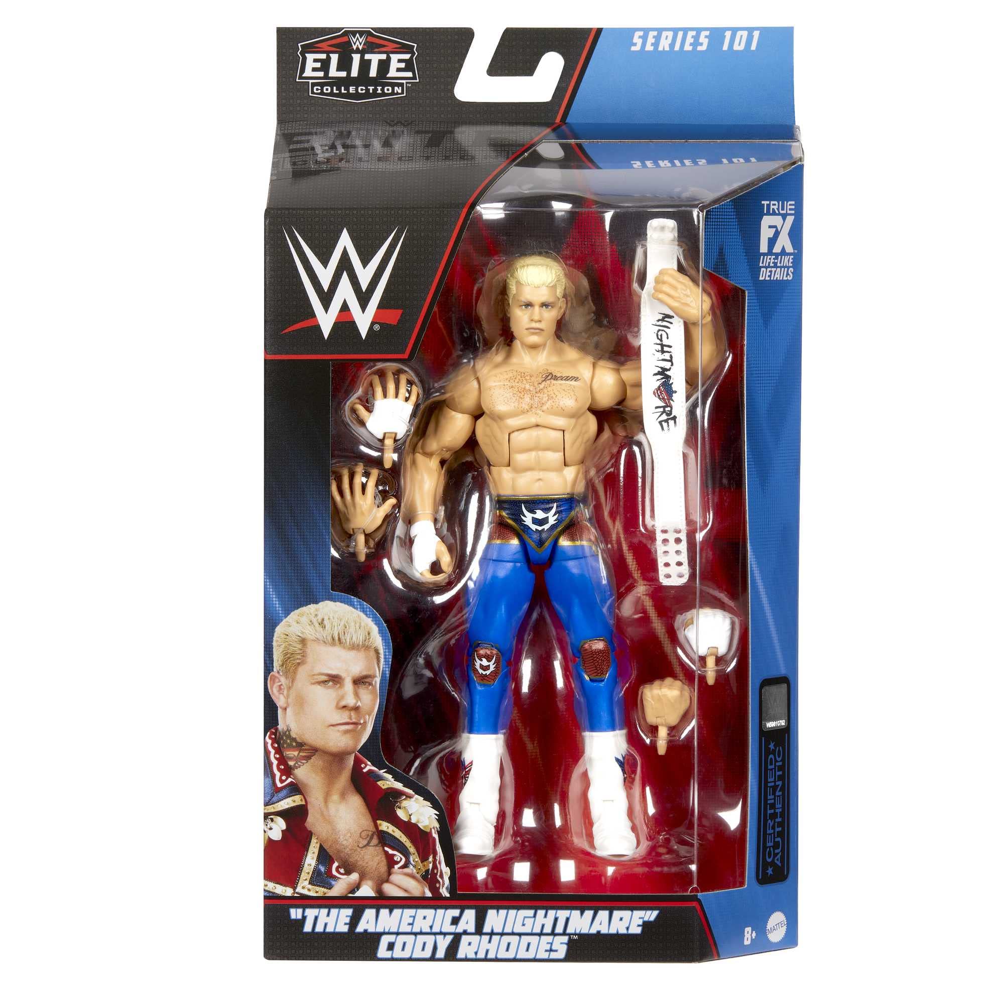 Mattel WWE Mr. America Elite Collection Action Figure, Deluxe Articulation & Life-like Detail with Iconic Accessories, 6-inch
