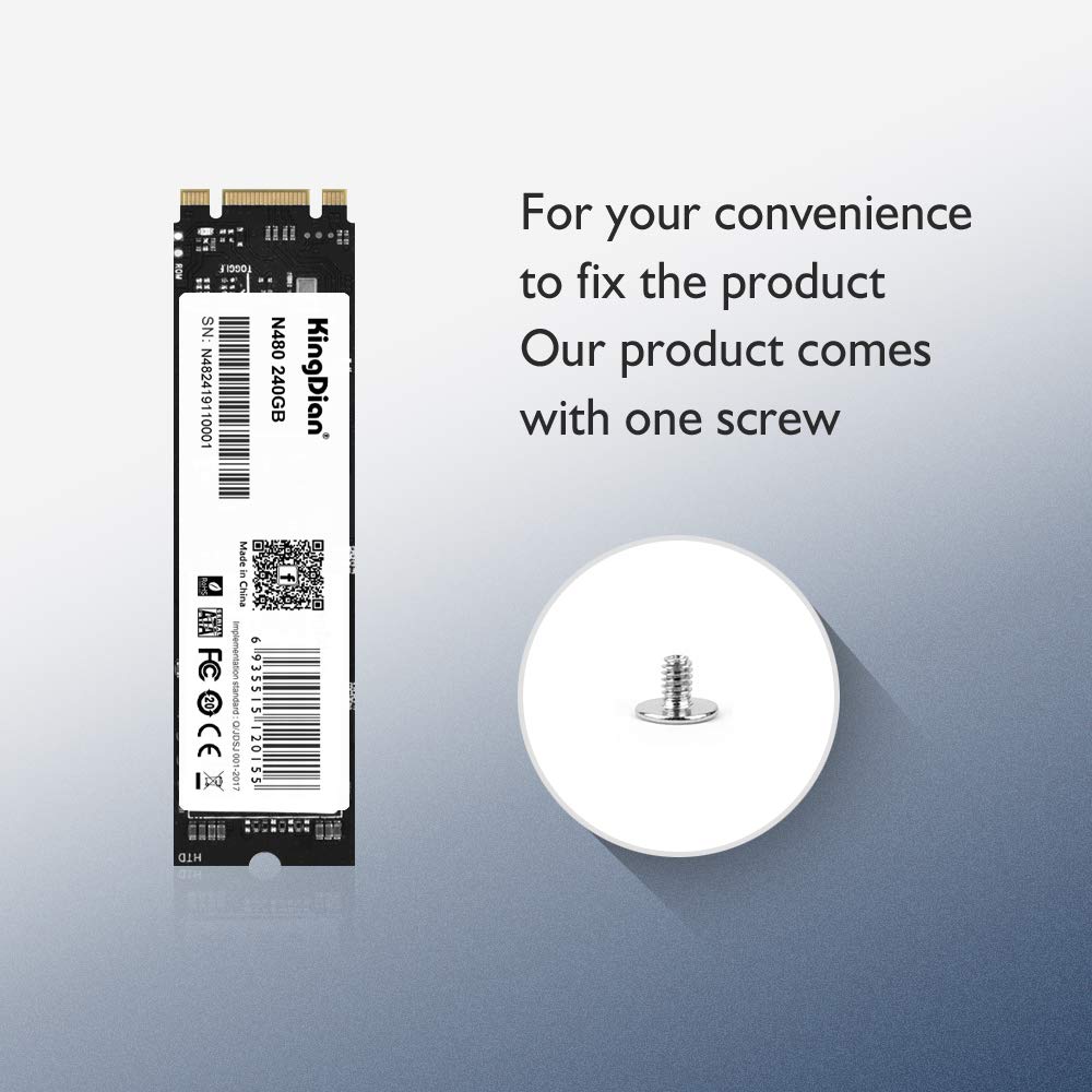 KingDian M.2 NGFF 120GB 240GB 512GB 1TB M.2 2280 Solid State Drive Disk for Desktop PCs and MacPro(1TB)