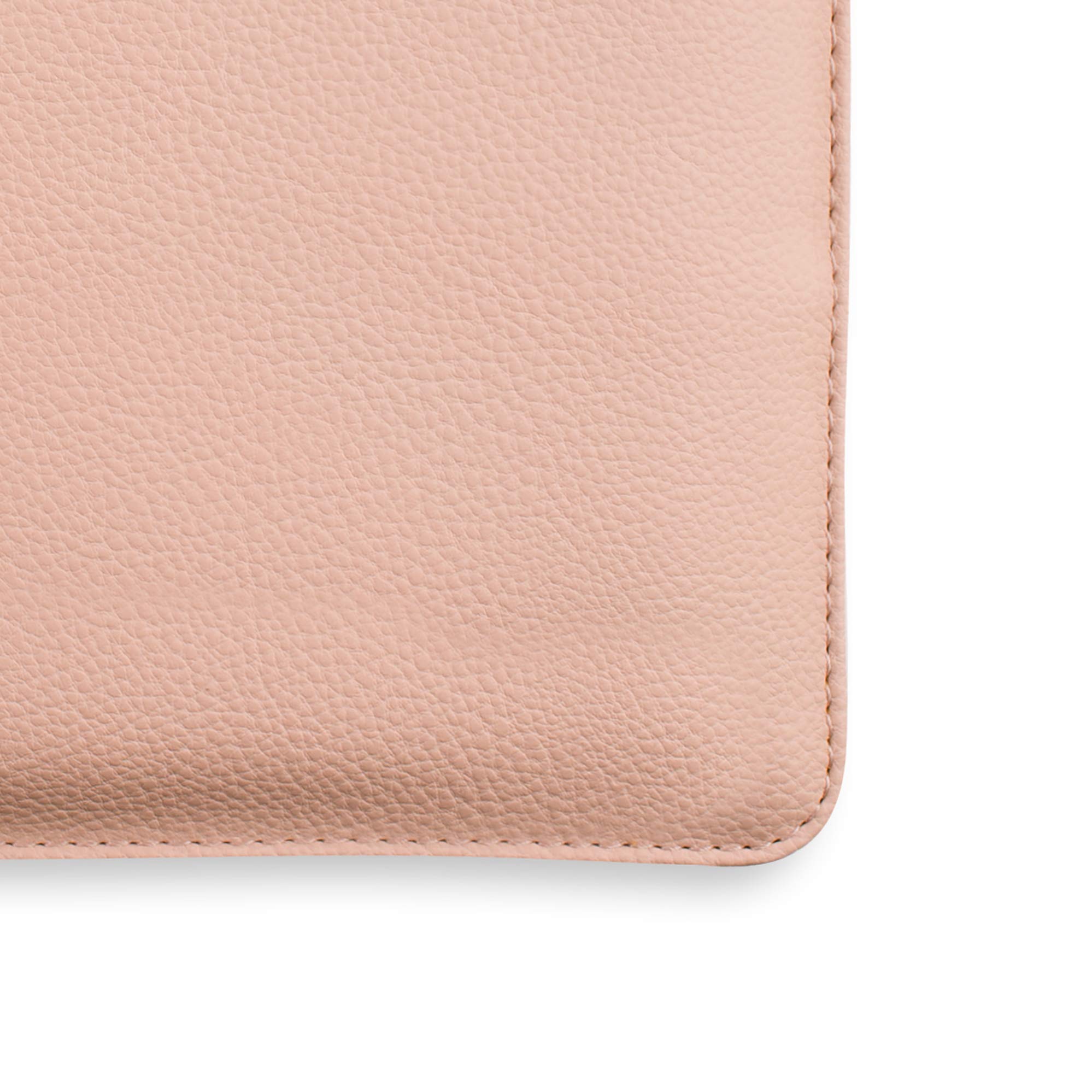 KATIE LOXTON Women's Medium Soft Pebble Vegan Leather Clutch Perfect Pouch Blush Pink