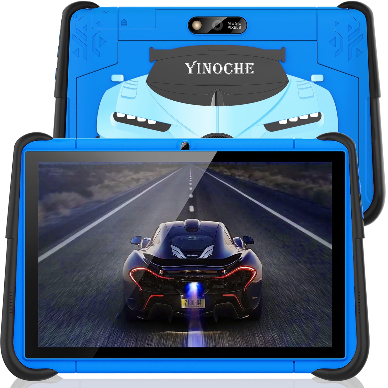 Kids Tablet 10 inch Tablet for Kids Toddler Tablet Wifi Kids Tablets for Toddlers with Case 2+64GB Children's Tablet Android Kids Learning Tablet for Boys Parental Control Dual Camera Netflix Youtube