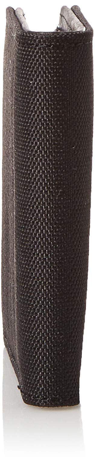 Herschel unisex adult Hank Rfid Bi Fold Wallet, black/black Synthetic Leather, One Size US