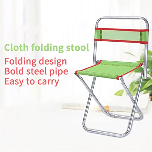 LMMDDP -Light Aluminum Alloy Outdoor Portable Folding Stool Foldable Fishing Camping Chair Picnic BBQ Beach Seat Portable Stool