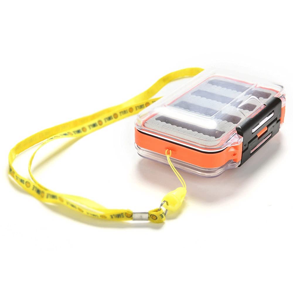 LMMDDP 1 Piece Double-sided Waterproof Pocket Fishing Tackle Box Sliding Foam Fishing Accessory Box