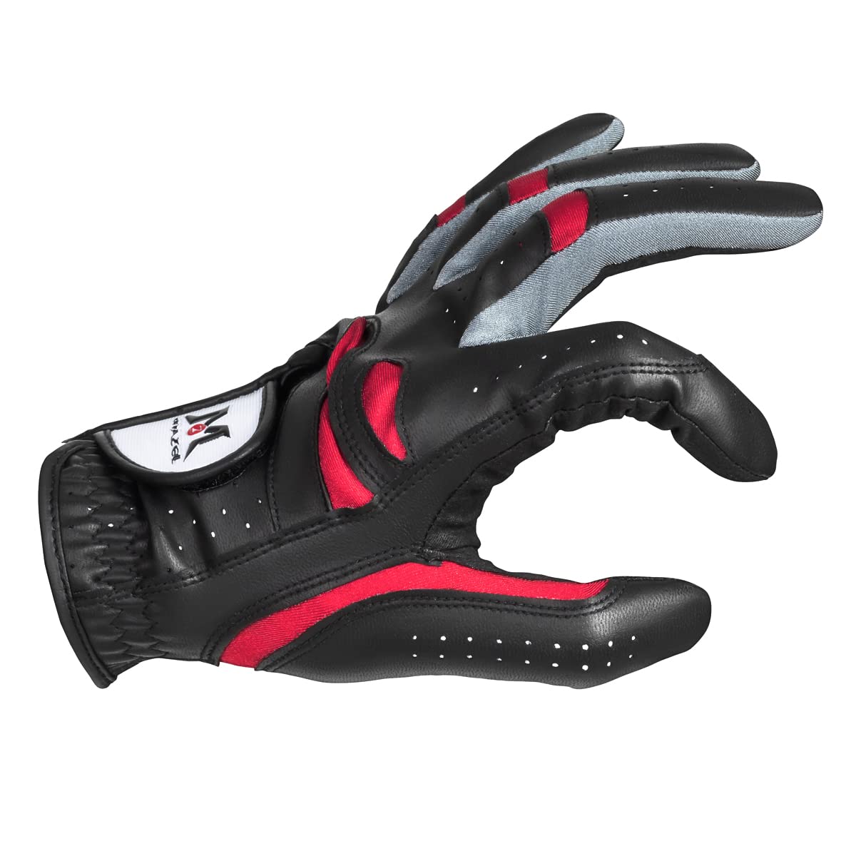 MAZEL Premium Men's Golf Gloves Left Hand,Hot Wet Weather Sweat-Absorbing,Fit Size S M L XL