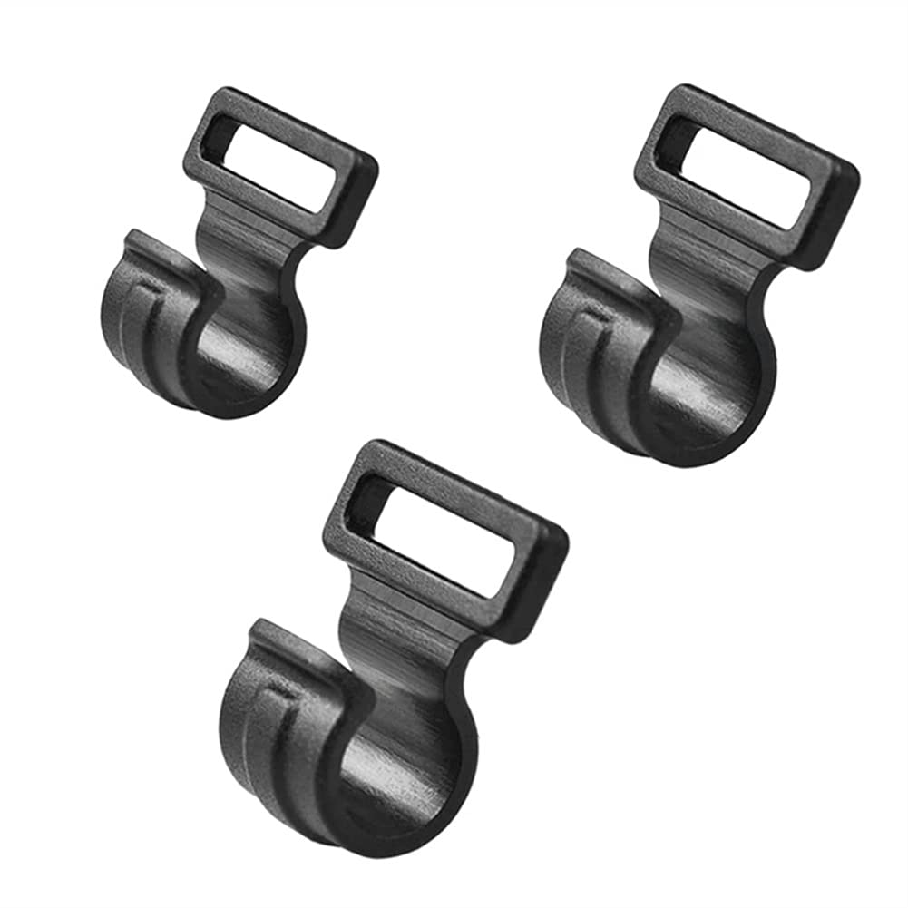 LMMDDP 10pcs Tent Hooks Camping Caravan Awning Tent Wind Rope Clamp Tent Clip Outdoor Windproof Accessories (Size : M)