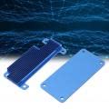 Protective Shell for Raspberry Pi, Housing Enclosure Case Quick Cooling Protective Shell for Raspberry Pi 2W, Single Board Computers (Blue Shell Colourful Pin Header)